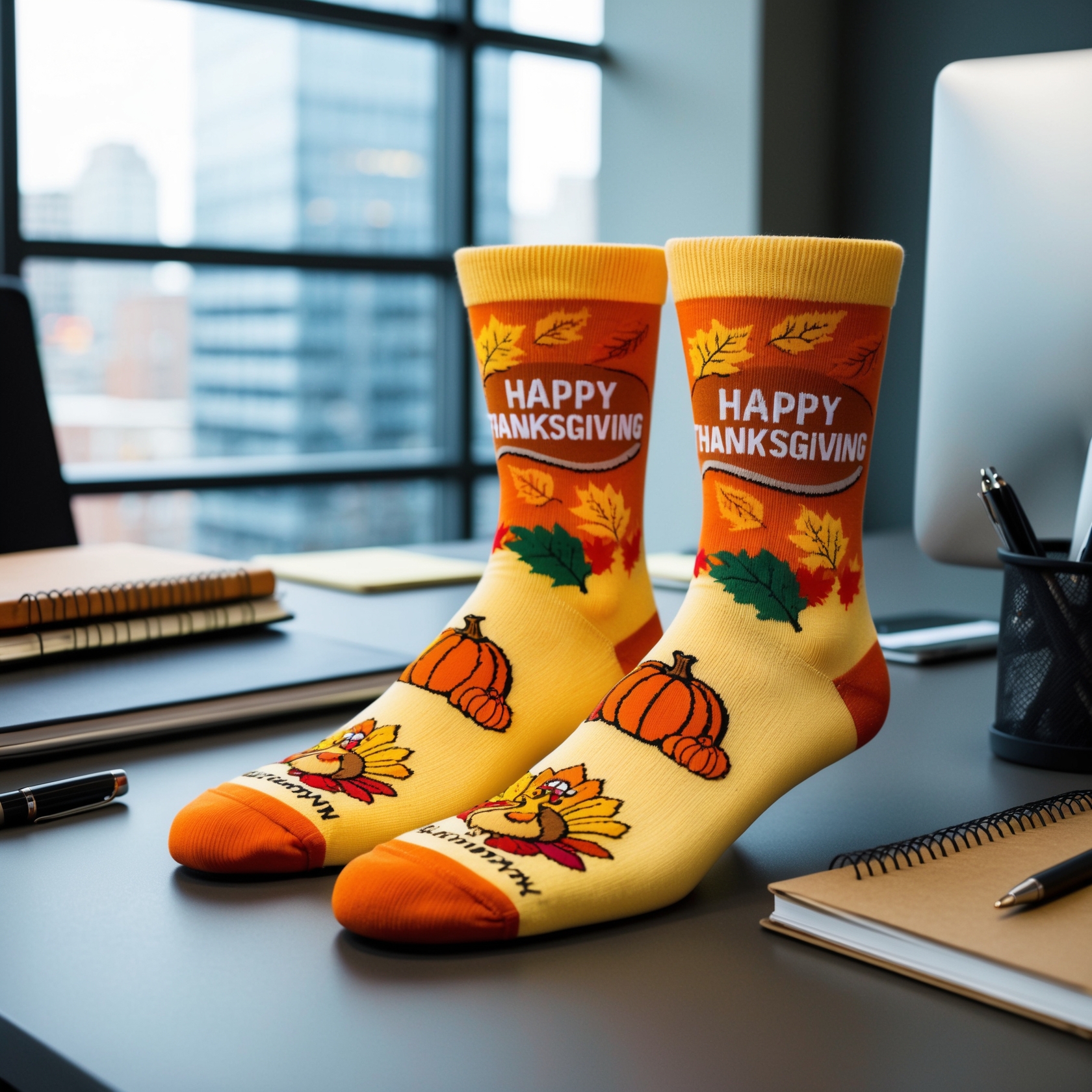 Stand Out This Thanksgiving with Cozy Corporate Gifts: Custom Socks for ...